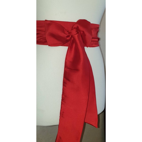 Red Wedding Sash - Etsy