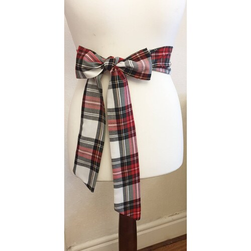 Women's Red Tartan Sash Scottish Tartan Plaid Sashes - Etsy