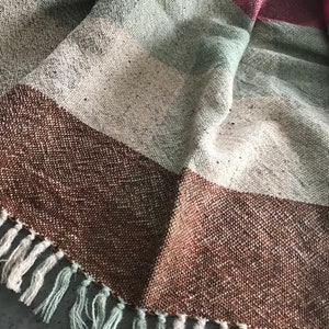 Beautiful 'colours of the Landscape' Handwoven Pure British Wool ...