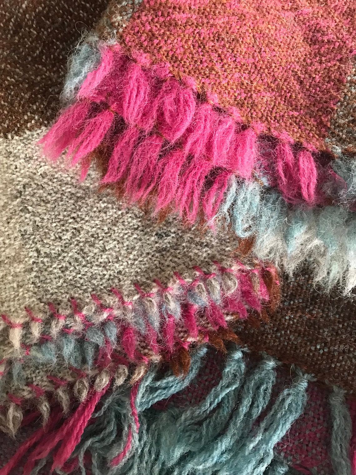 Beautiful 'colours of the Landscape' Handwoven Pure British Wool ...