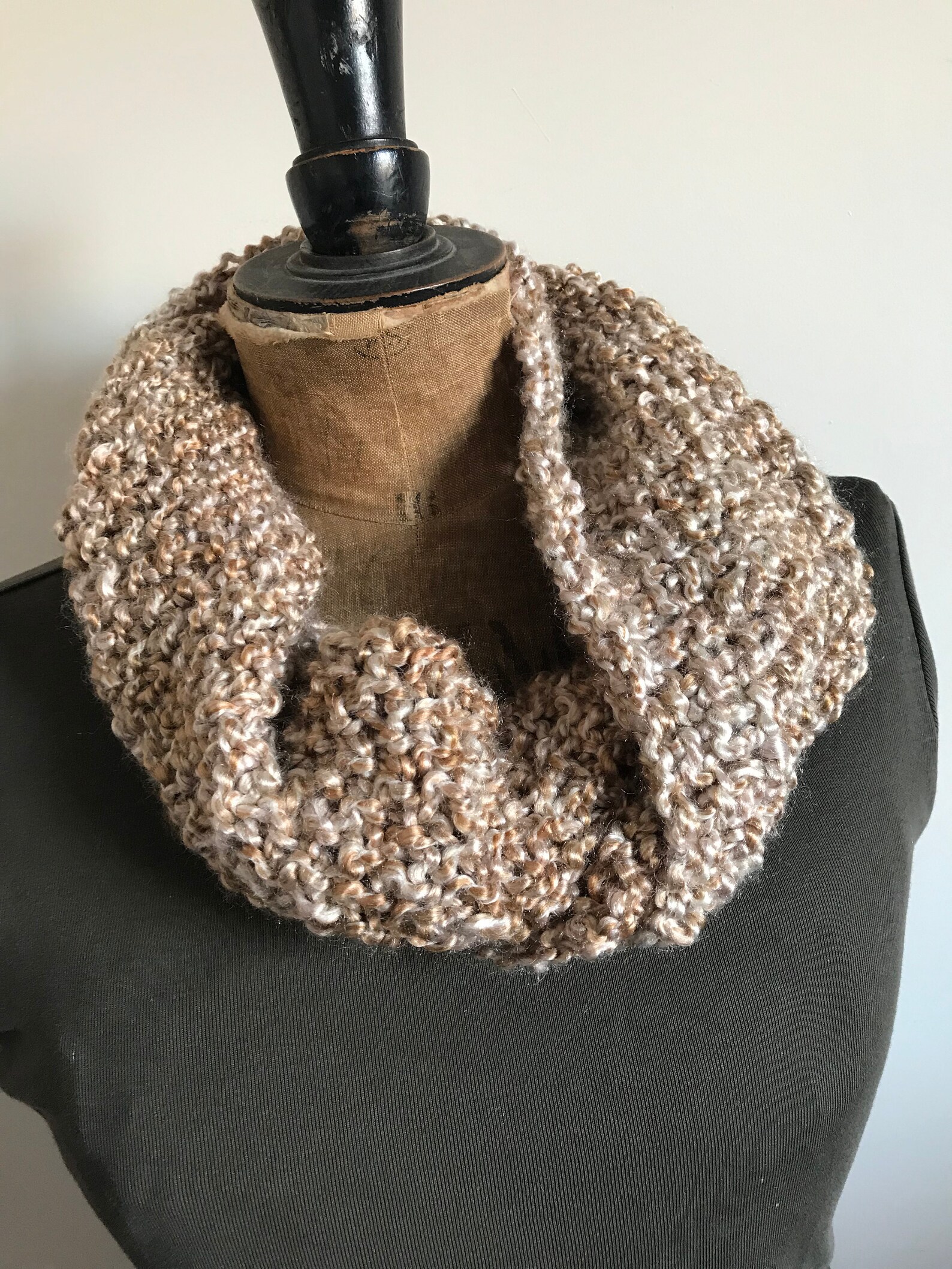 Supersoft Hand Knit Snood/cowl. Ready to Ship. - Etsy