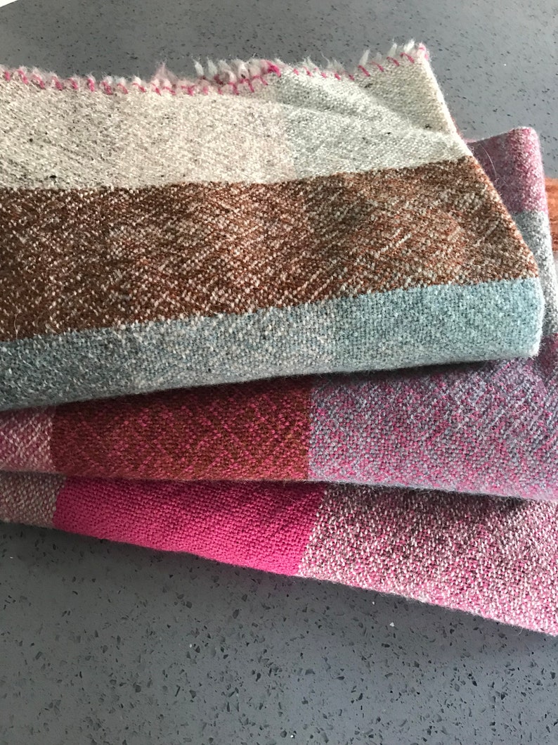 Beautiful 'colours of the Landscape' Handwoven Pure British Wool ...
