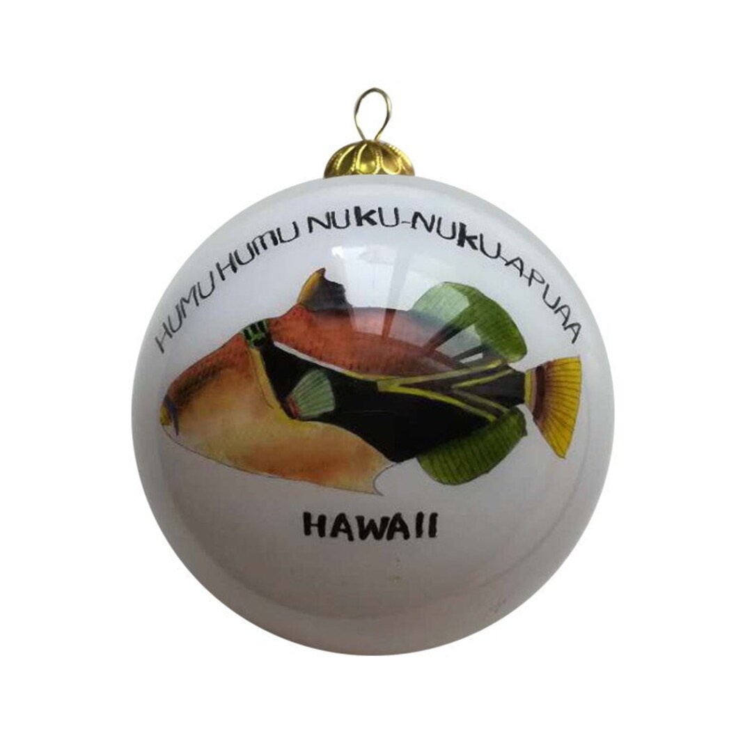 Hand Painted Hawaii State Fish Humuhumunukunukuapua'a Reef Triggerfish ...