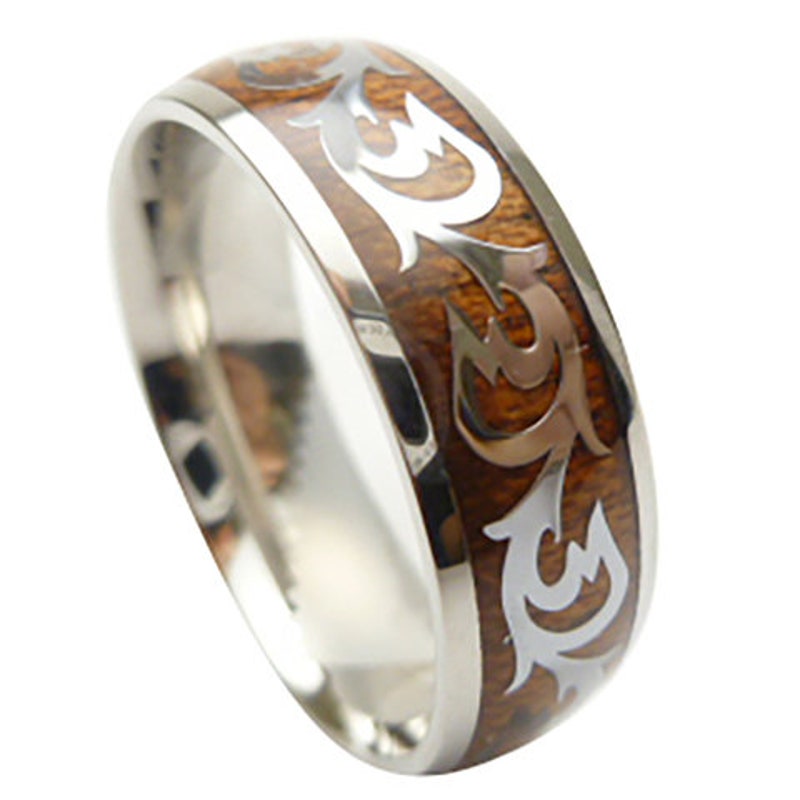 Tribal Wedding Band - Etsy