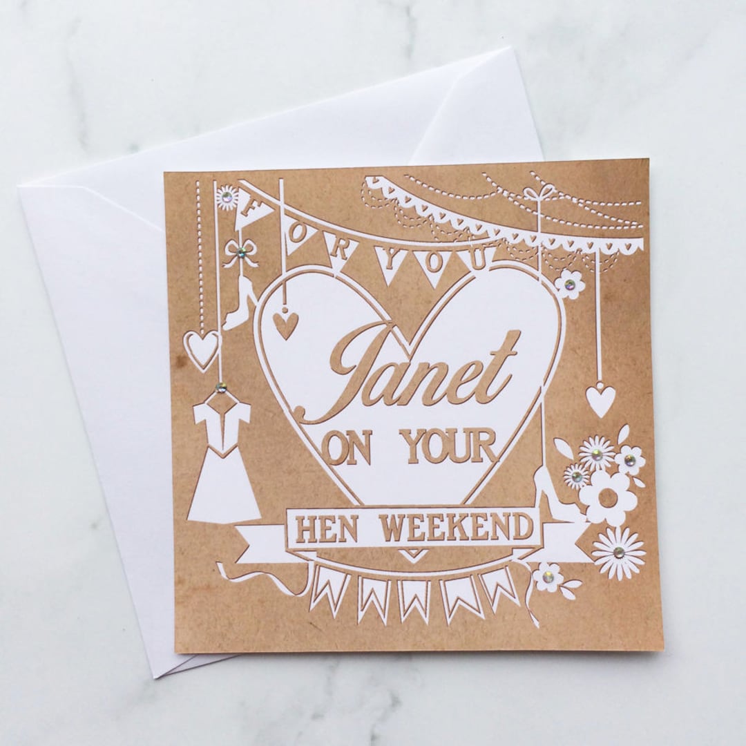 Hen Party Card, Bride to Be Card, Hen Night Card, Hen Do Card, Hen ...