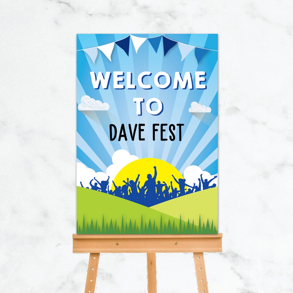 Festival Birthday Welcome Sign Birthday Fest Sign Birthday - Etsy