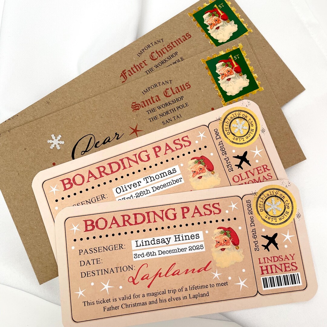 Extra Lapland Boarding Pass Ticket - Etsy