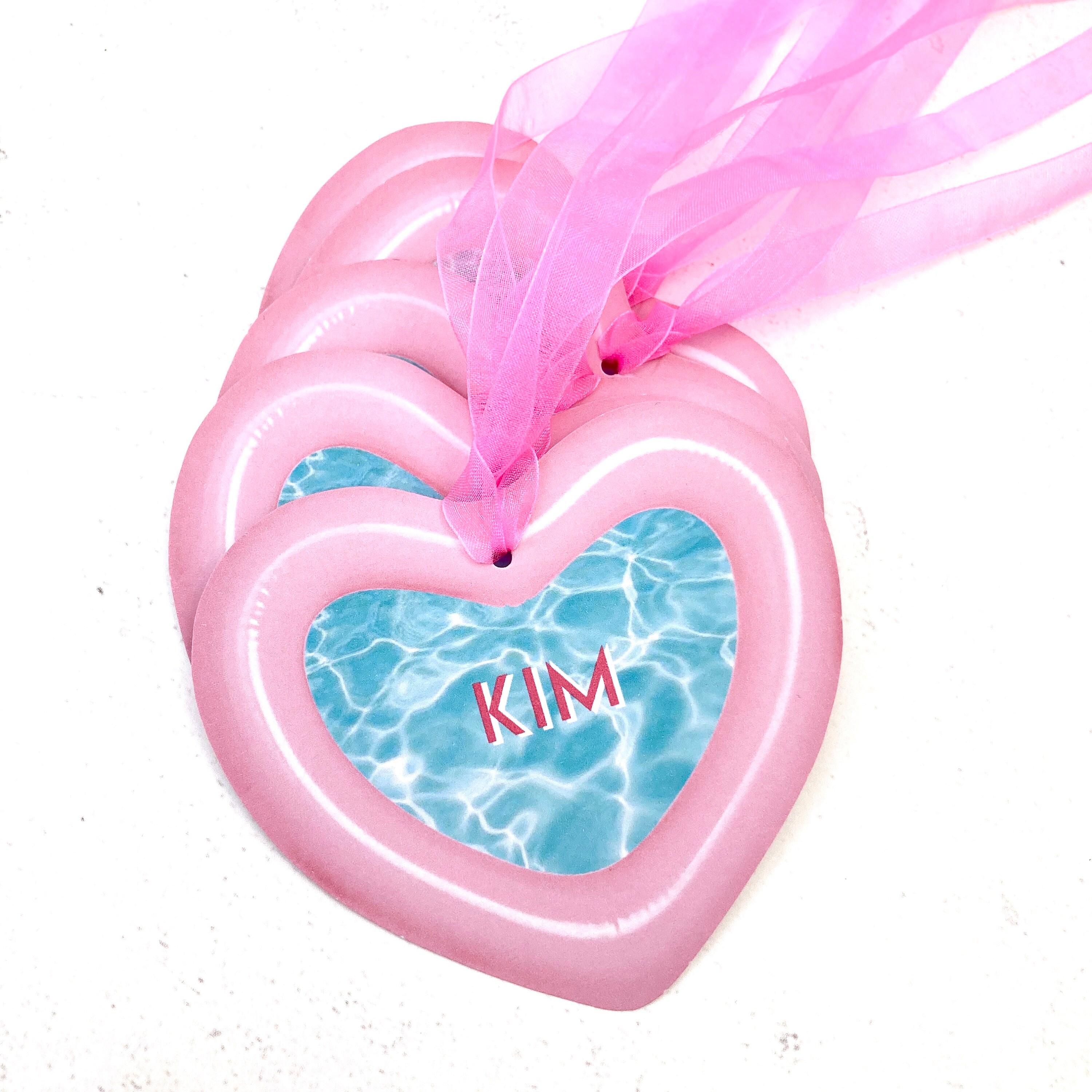 Pool Party Name Tags Beach Place Names With Ribbon Swimming - Etsy UK