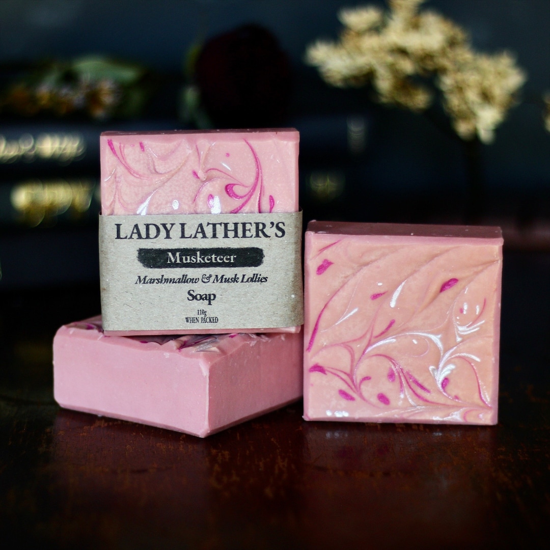 Musketeer Soap Musk Lolly & Marshmallow Soap Luxury Soap - Etsy UK