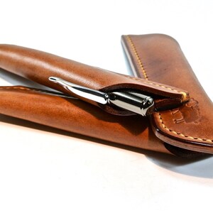 Pen Case, Pen Sleeve, Pen Keeper, Leather Pen Case, Leather Pen Sleeve ...