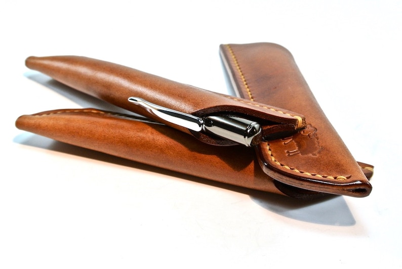 Pen Case, Pen Sleeve, Pen Keeper, Leather Pen Case, Leather Pen Sleeve ...