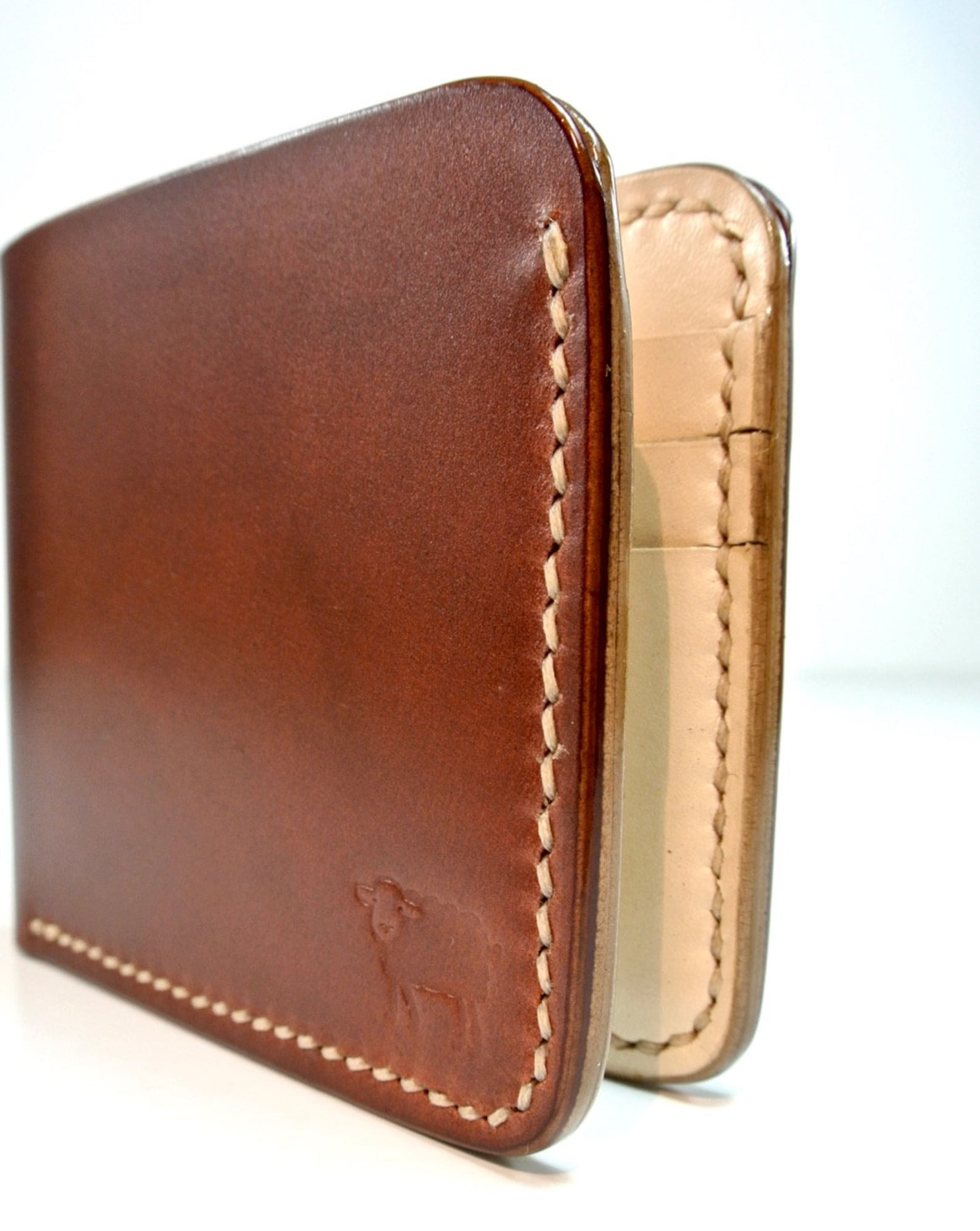 Shinki Hikaku Shell Cordovan Leather Wallet, Shell Cordovan Leather ...