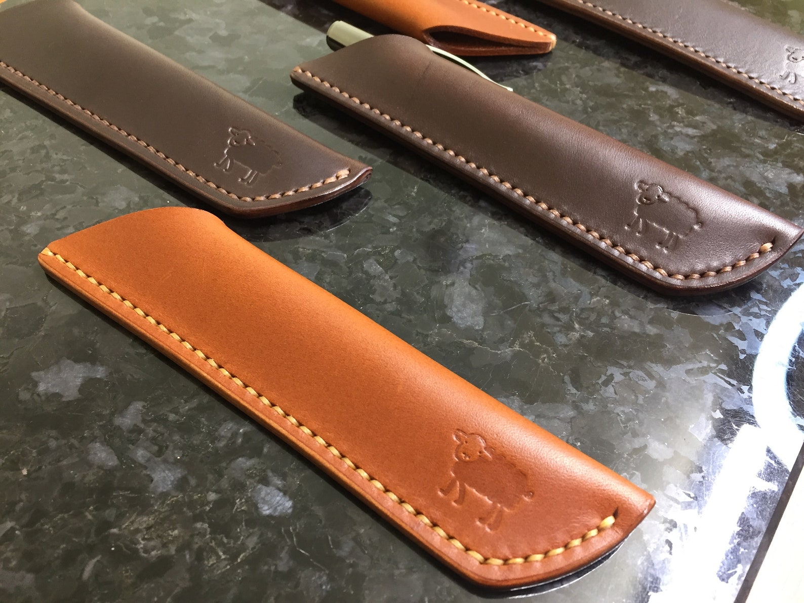 Pen Case, Pen Sleeve, Pen Keeper, Leather Pen Case, Leather Pen Sleeve ...