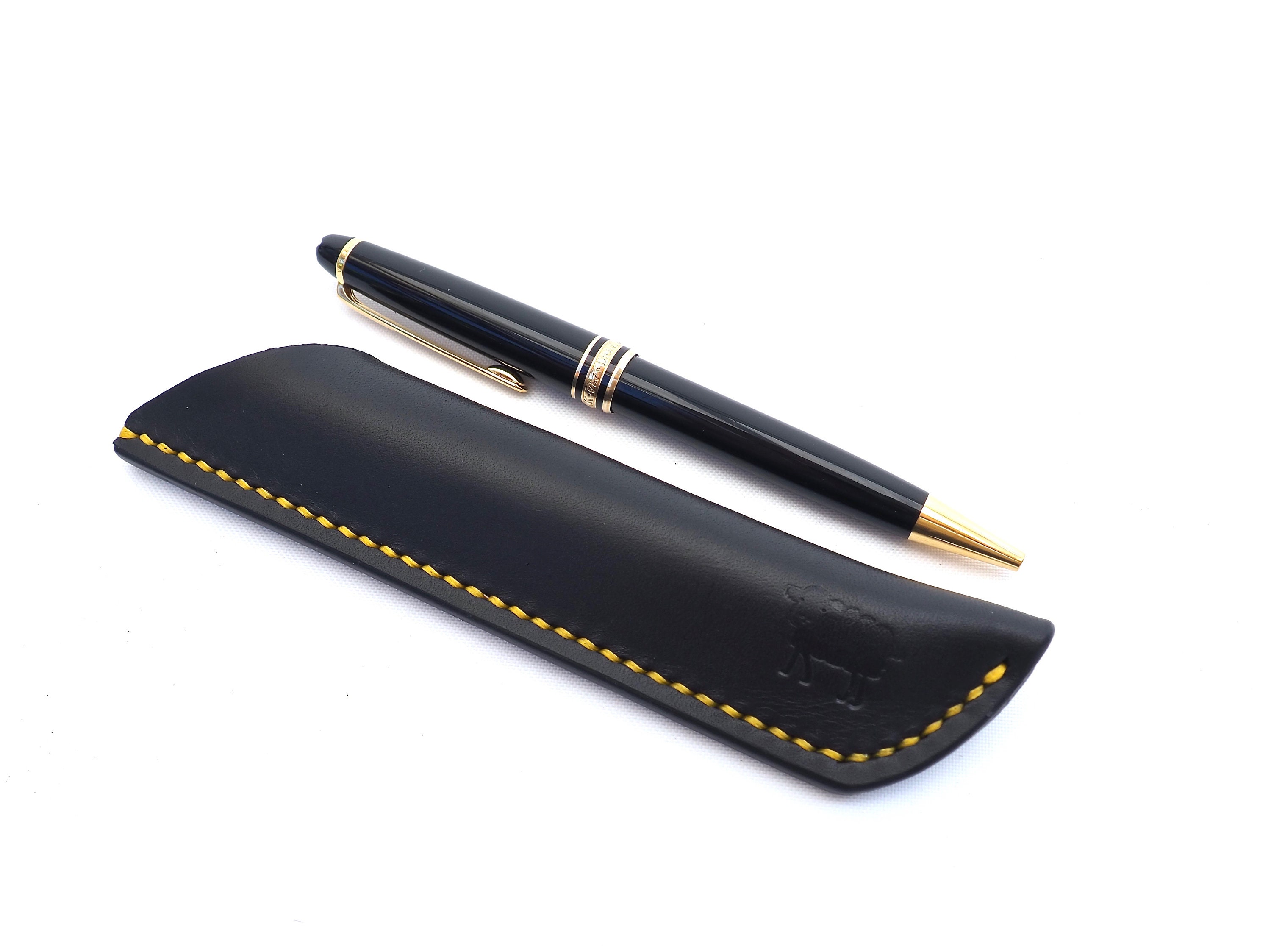 Pen Case, Pen Sleeve, Pen Keeper, Leather Pen Case, Leather Pen Sleeve ...