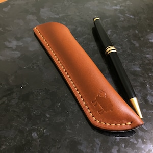 Pen Case, Pen Sleeve, Pen Keeper, Leather Pen Case, Leather Pen Sleeve ...
