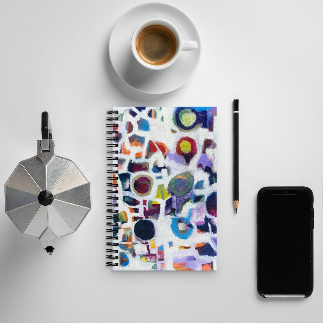 Spiral Notebook With Original Abstract Design Make Your Notebook Stand ...