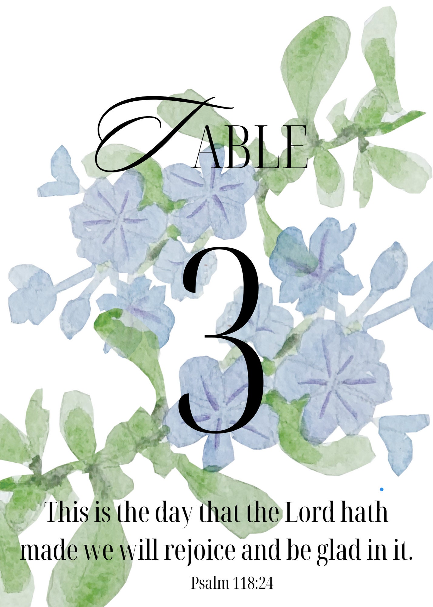Wedding Table Number With Bible Verse Download Bonus to Do List ...