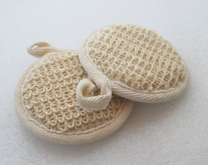 Ramie Body Scrub Pad , Eco Friendly Natural , ramie Terry Body Buffing ...