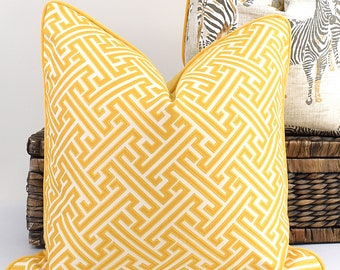 Greek Key Pillow - Etsy