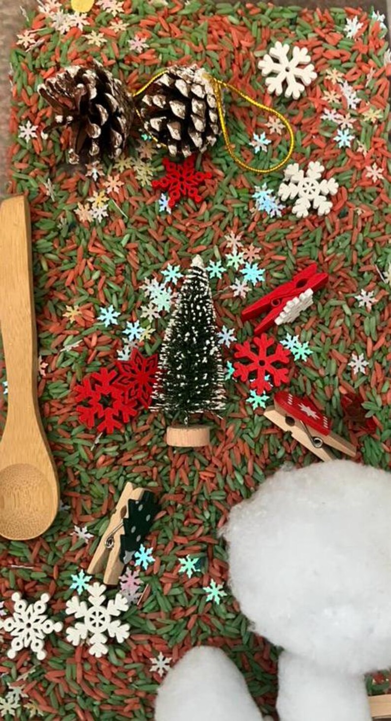 Christmas Theme Sensory Filler for Sensory Play, Holiday Sensory ...