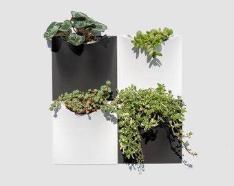 Self Watering Wall Planter Modular Tile - Etsy