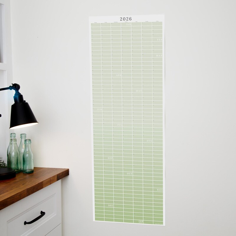 Continuous Calendar 2026 - Etsy