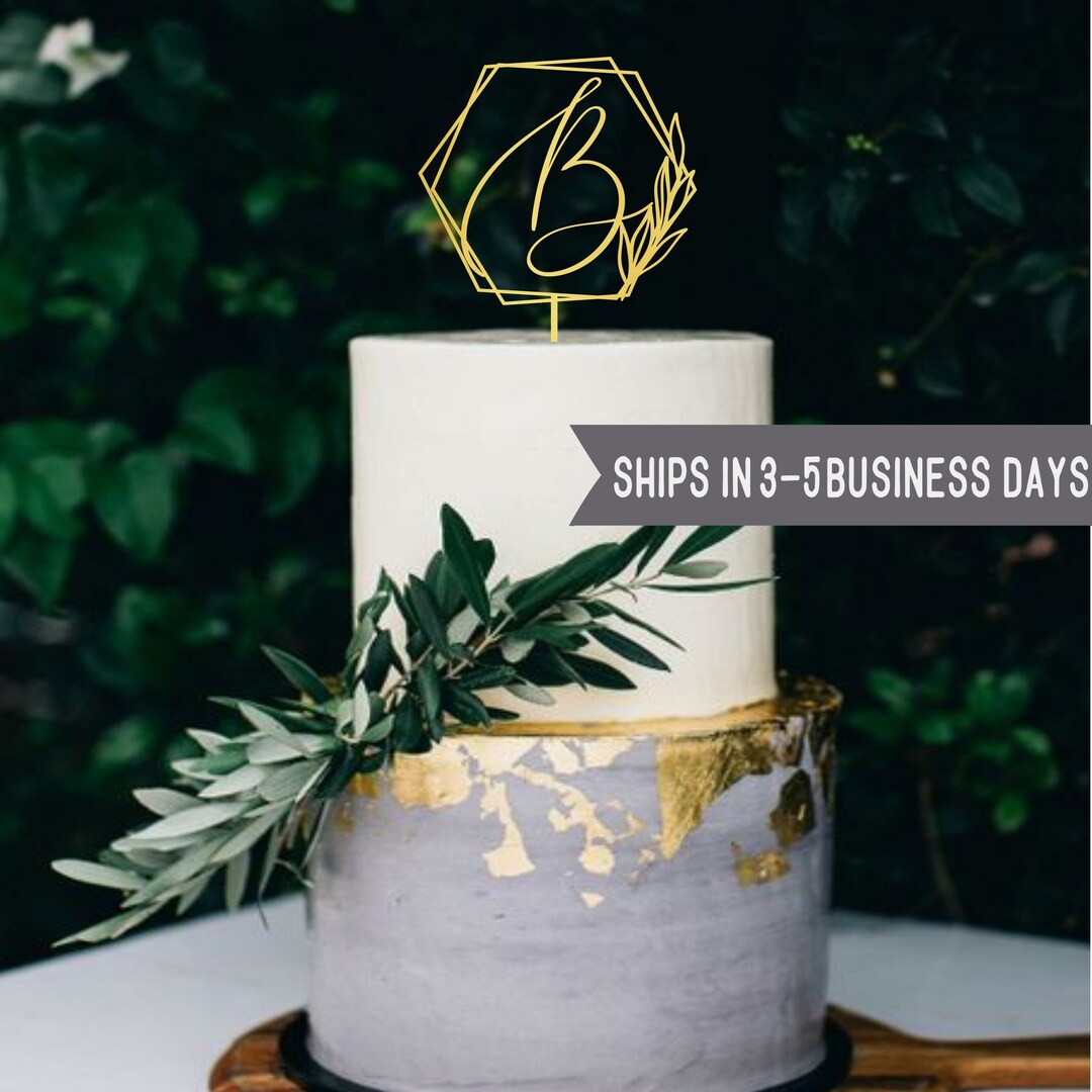 Personalized Wood Cake Topper, Bridal Shower Decor - Etsy
