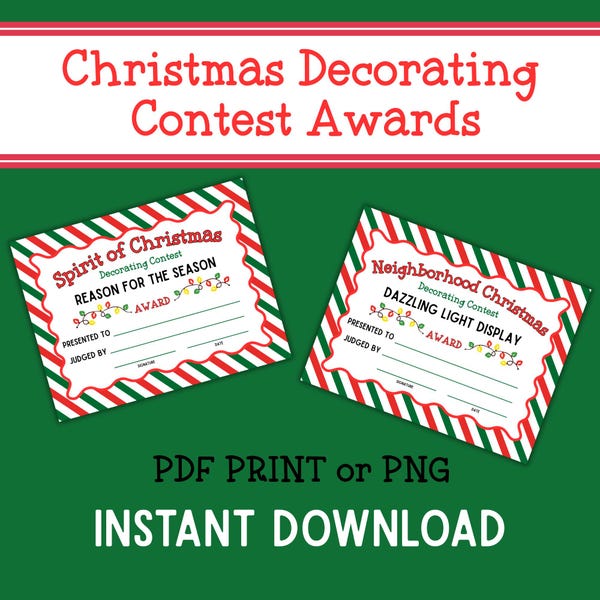 Door Decorating Contest Award - Etsy