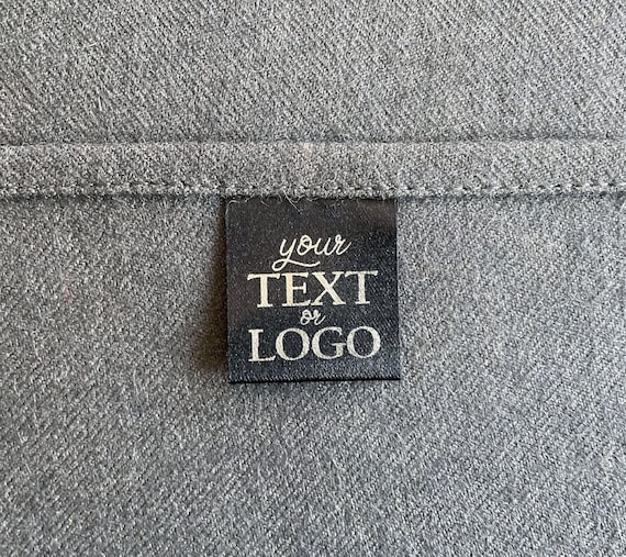 Square Black & Silver Labels Custom Black Satin Silver Ink - Etsy