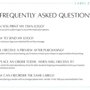 Custom Black Labels, Ink: White, Gold or Silver, Fold Over Satin ...