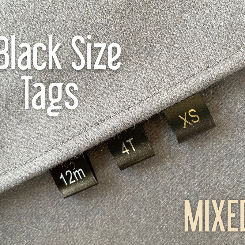 Black and Gold Tags - Etsy