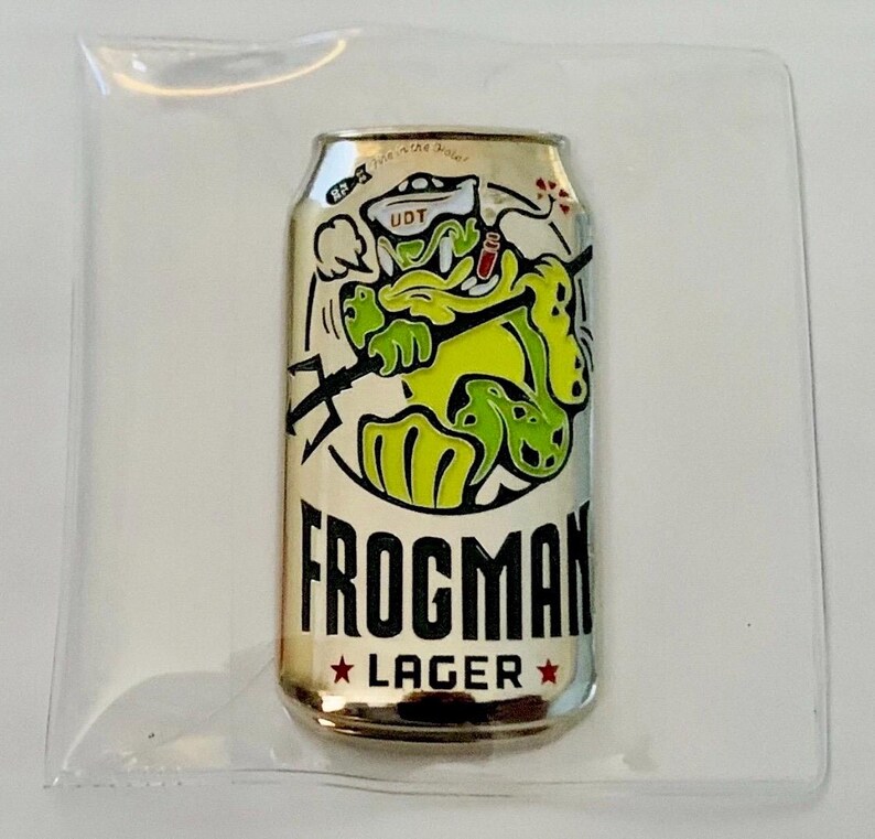 U.S. Navy Seals Bone Frogman Lager Skull Skeleton Frog Seal Beer ...