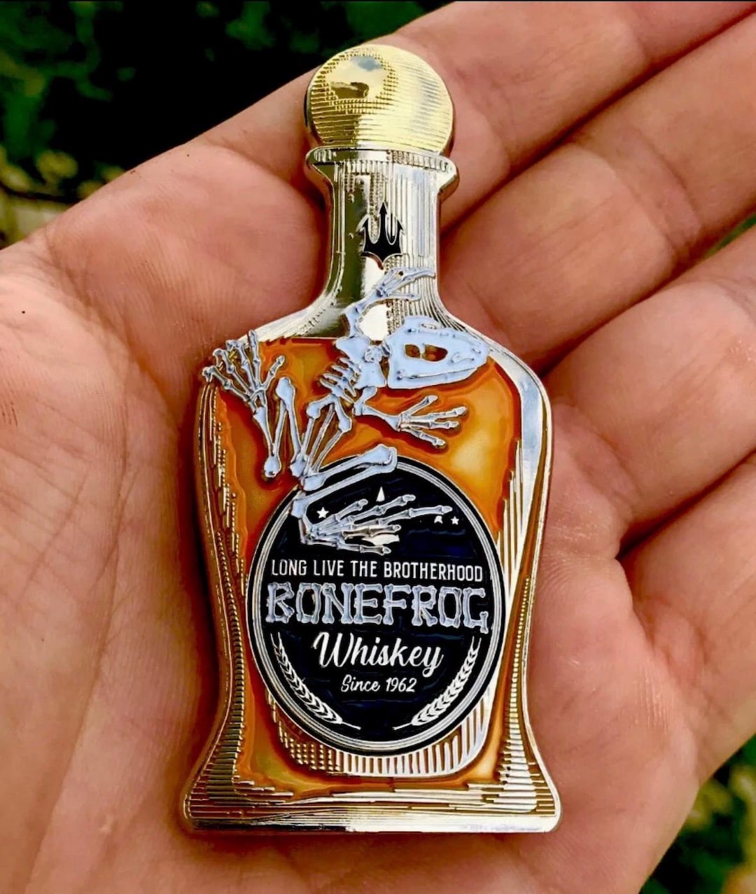 U.S. Navy Seals Bone Frog Whiskey Bourbon Skull Skeleton Seal Liquor ...