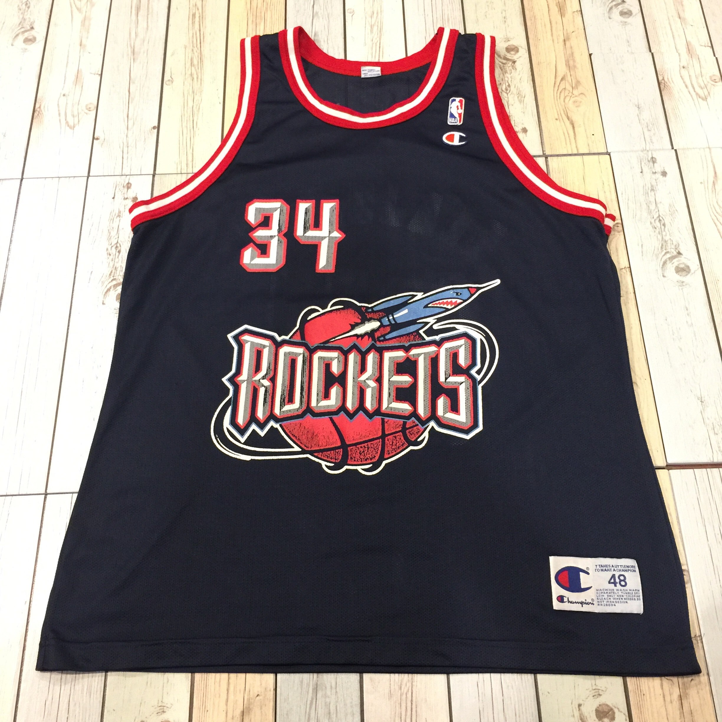 Vintage Jersey NBA Houston Rockets Olajuwon/34 Size48 | Etsy