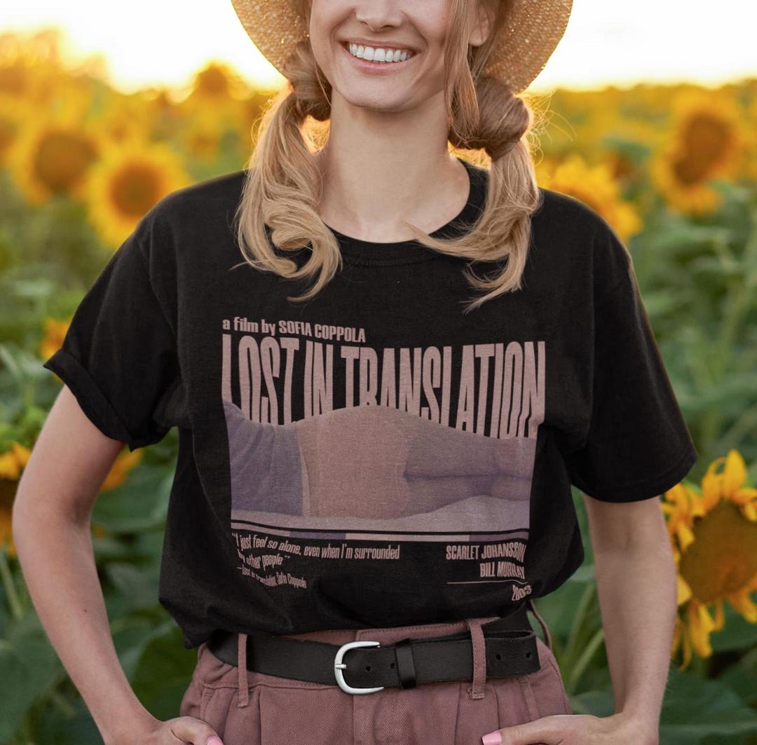 Lost in Translation Shirt, Aesthetic Tee, Unisex Shirt, Movie Fan Gift ...