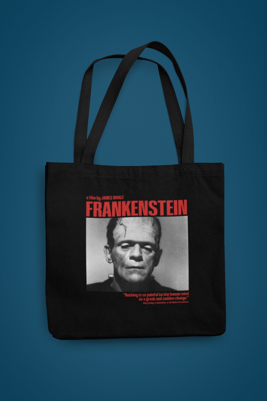 Frankenstein Bag, Aesthetic Tote Bag, Film Cult Bag, James Whale, Mary ...