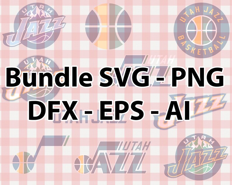 Utah-jazz-svg Sport Svg Basketball Team Svg NBA Teams - Etsy