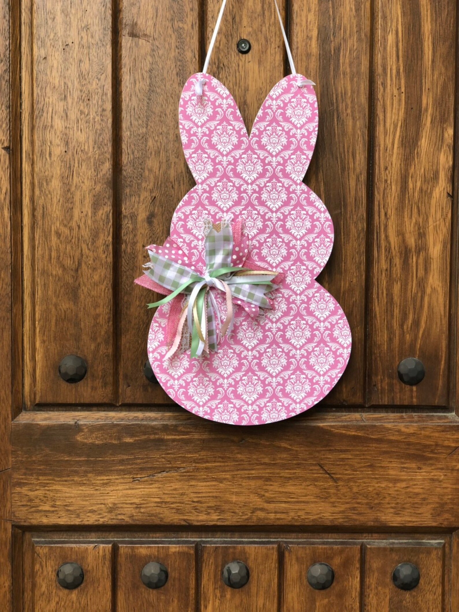 Shabby Chic Peep Door Hang With an Adorable Decorative Bow for Your ...