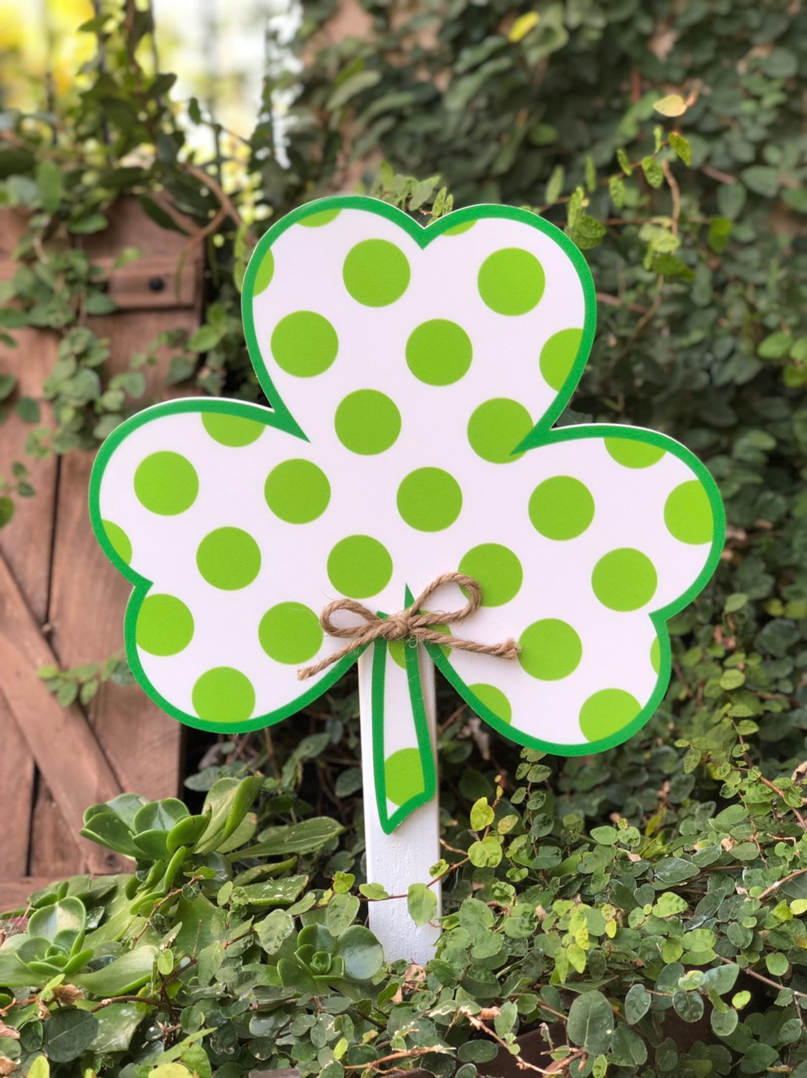 St. Patricks Day Shamrock Yard Decor - Etsy