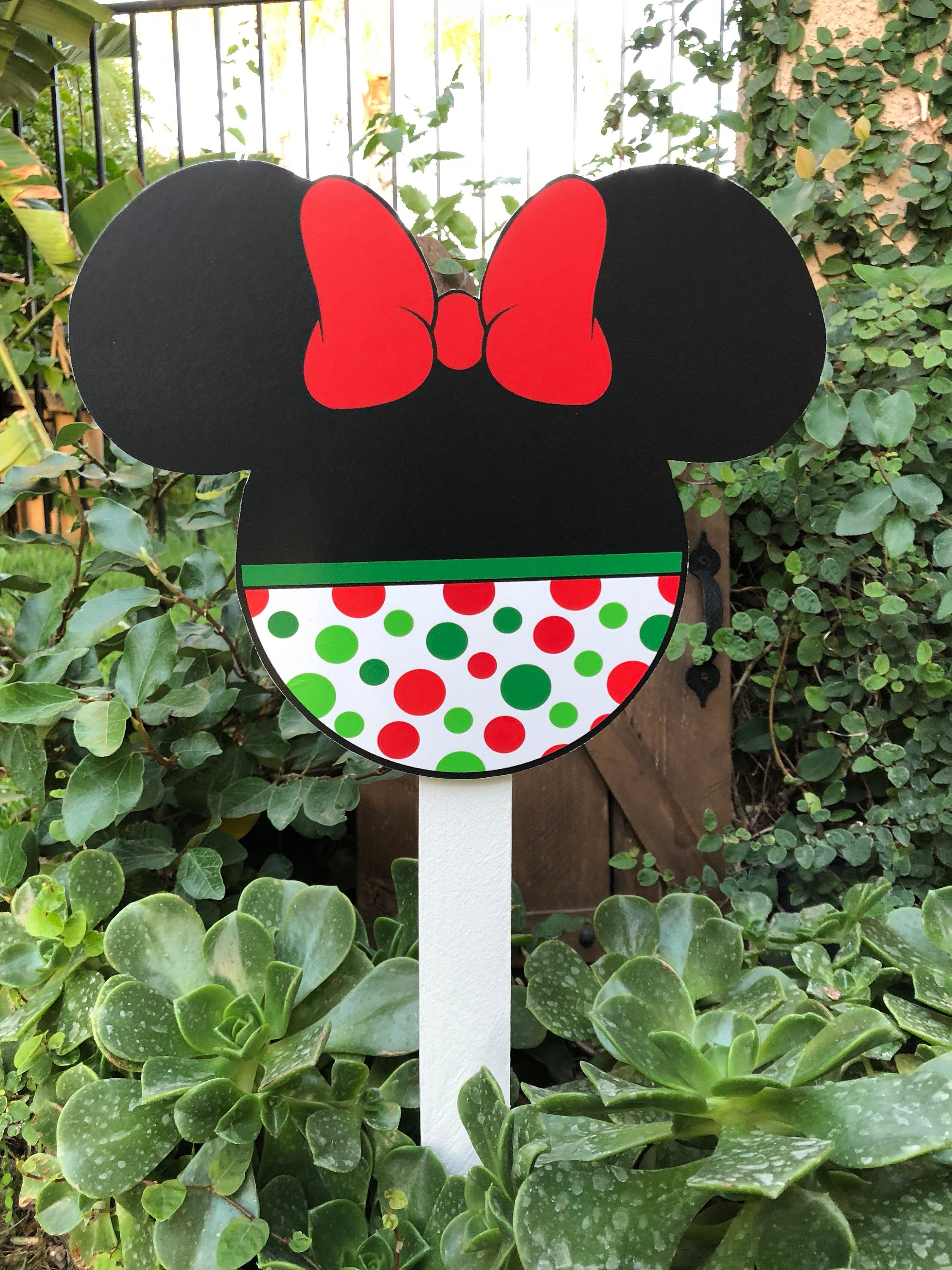 Christmas Yard Decorations Mouse Ears Cutouts - Etsy