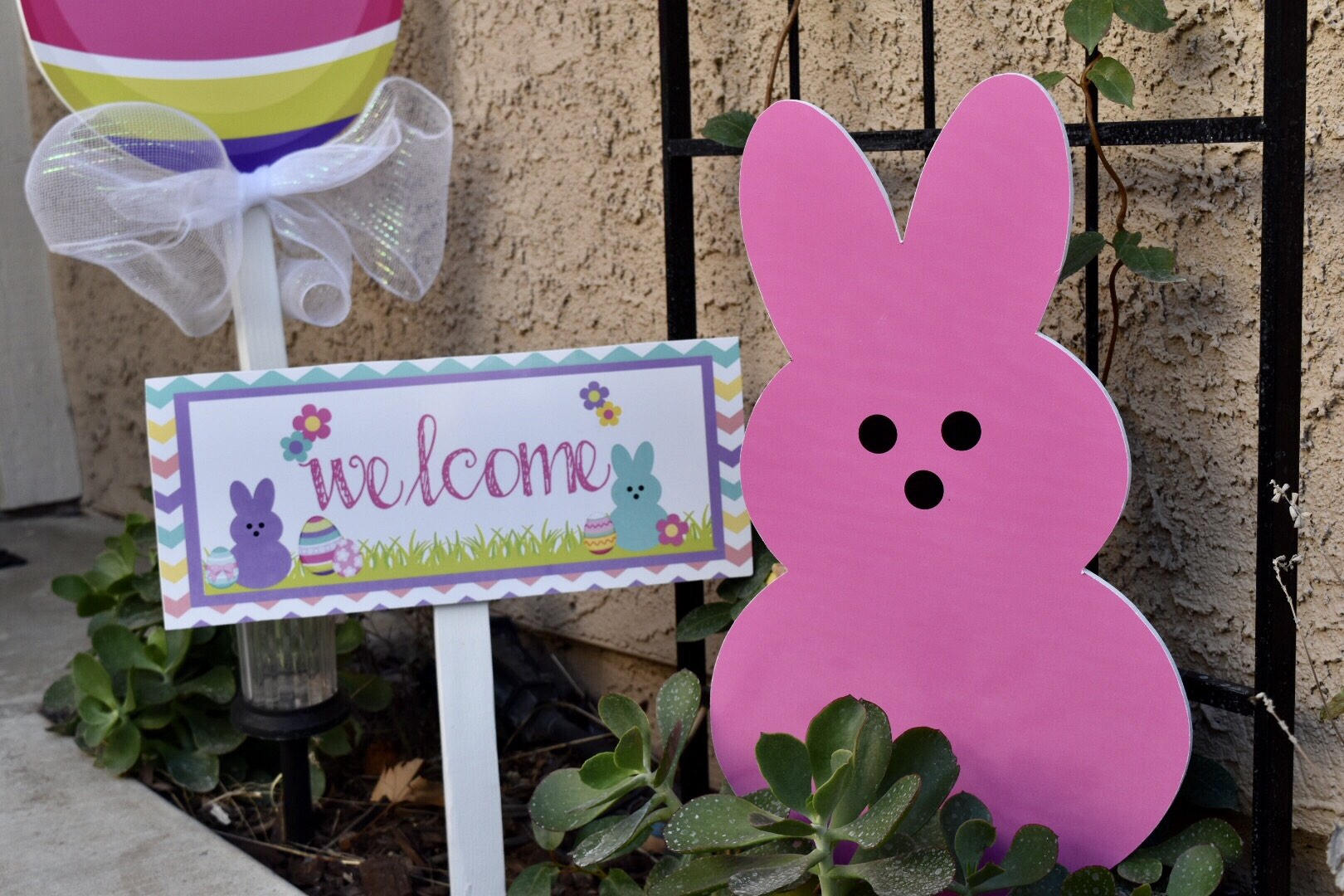 Easter Yard Signs! Welcome or Happy Easter Sign! - Etsy