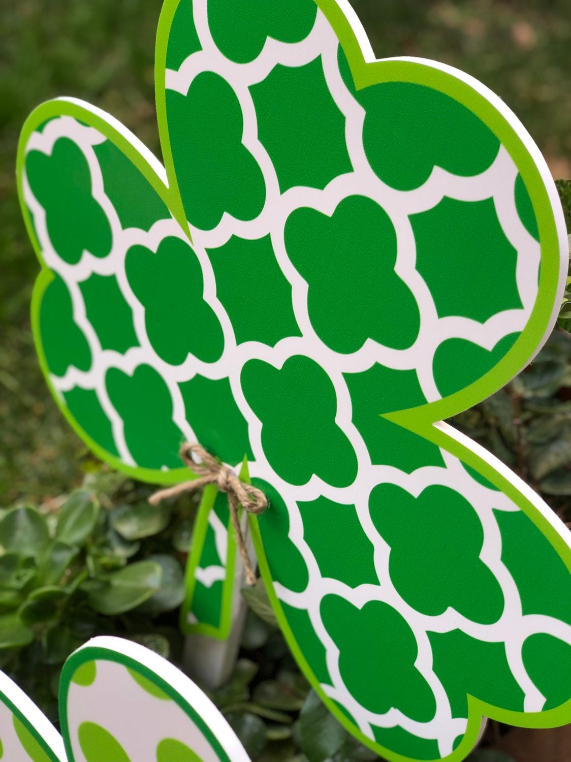 St. Patricks Day Shamrock Yard Decor - Etsy