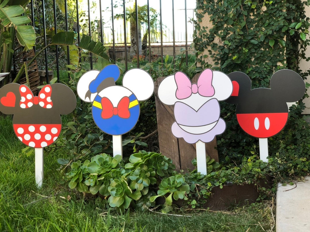 Mouse Ear and Crew Character Yard Decorations! - Etsy