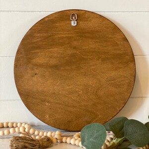 Customized Door Sign 12 Inches Wide X 1/2 Thick Round Vintage Winnie ...