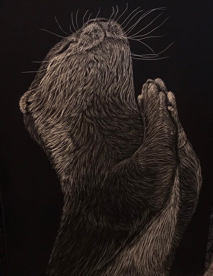 Pick an Otter Any Otter Free Shipping for One of a Kind - Etsy