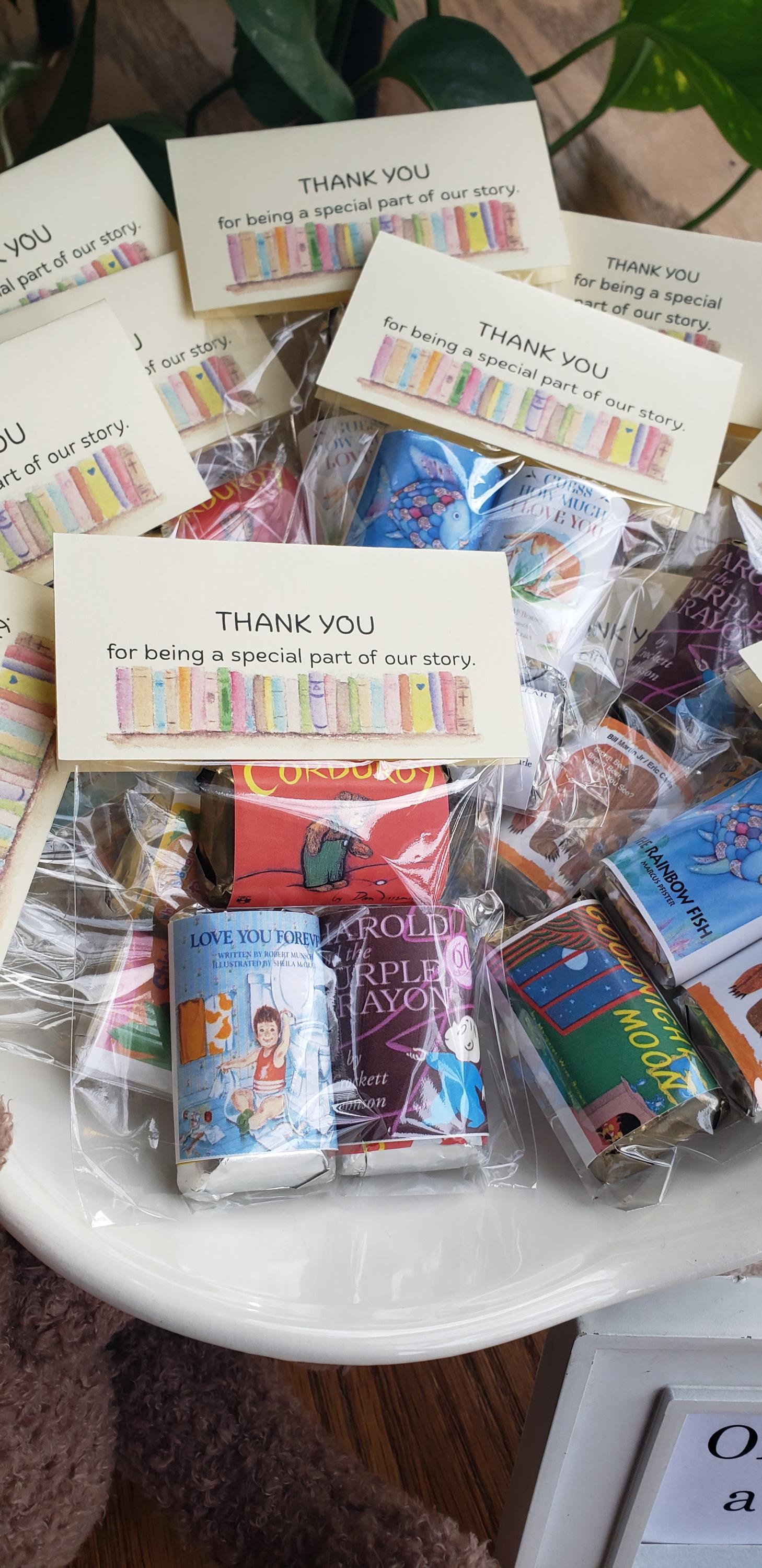Children's Book Chocolate Wrappers | 15 Classics |storybook Theme ...