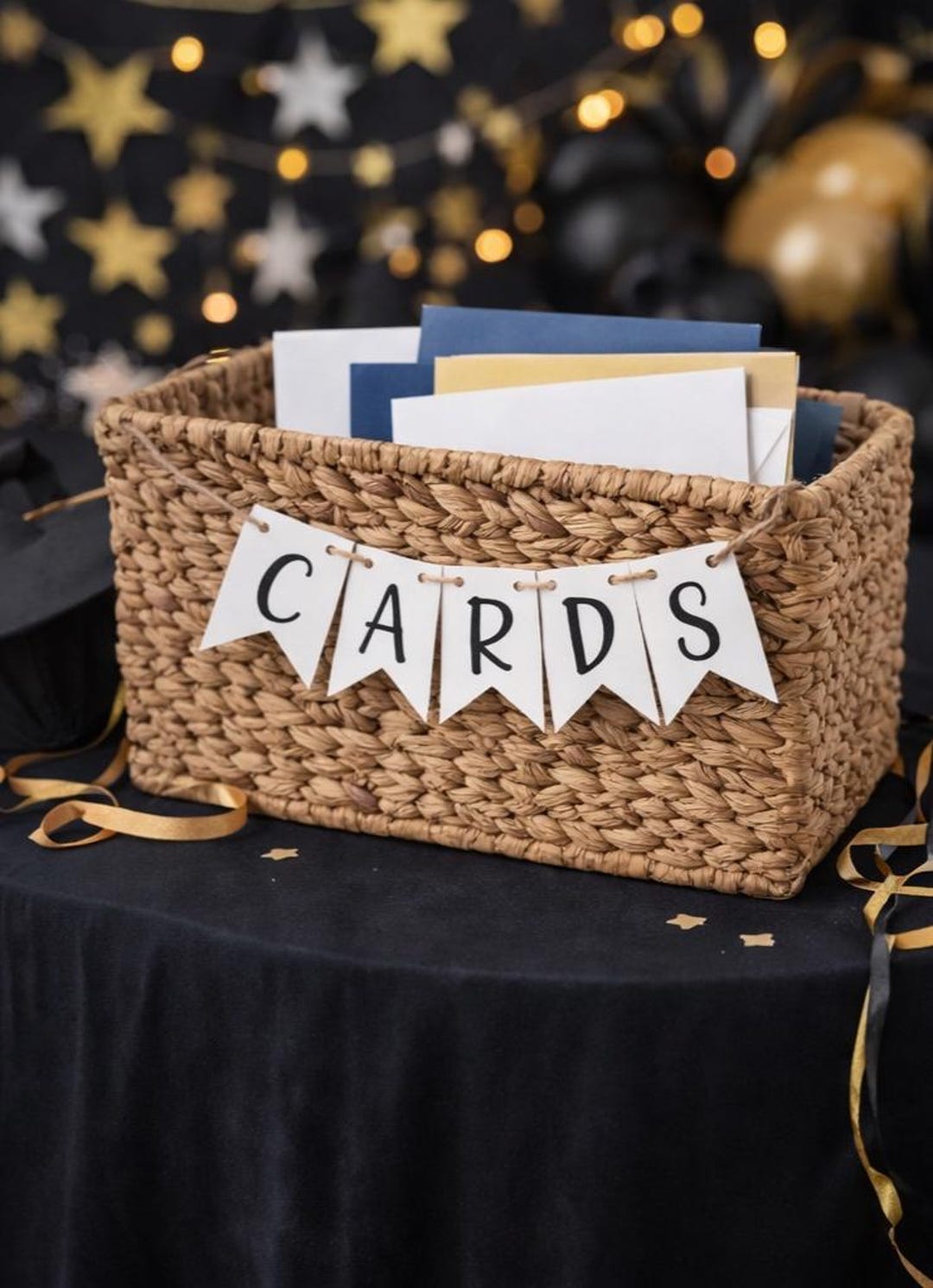 Cards Banner for Gift Basket, Party Decor - Etsy