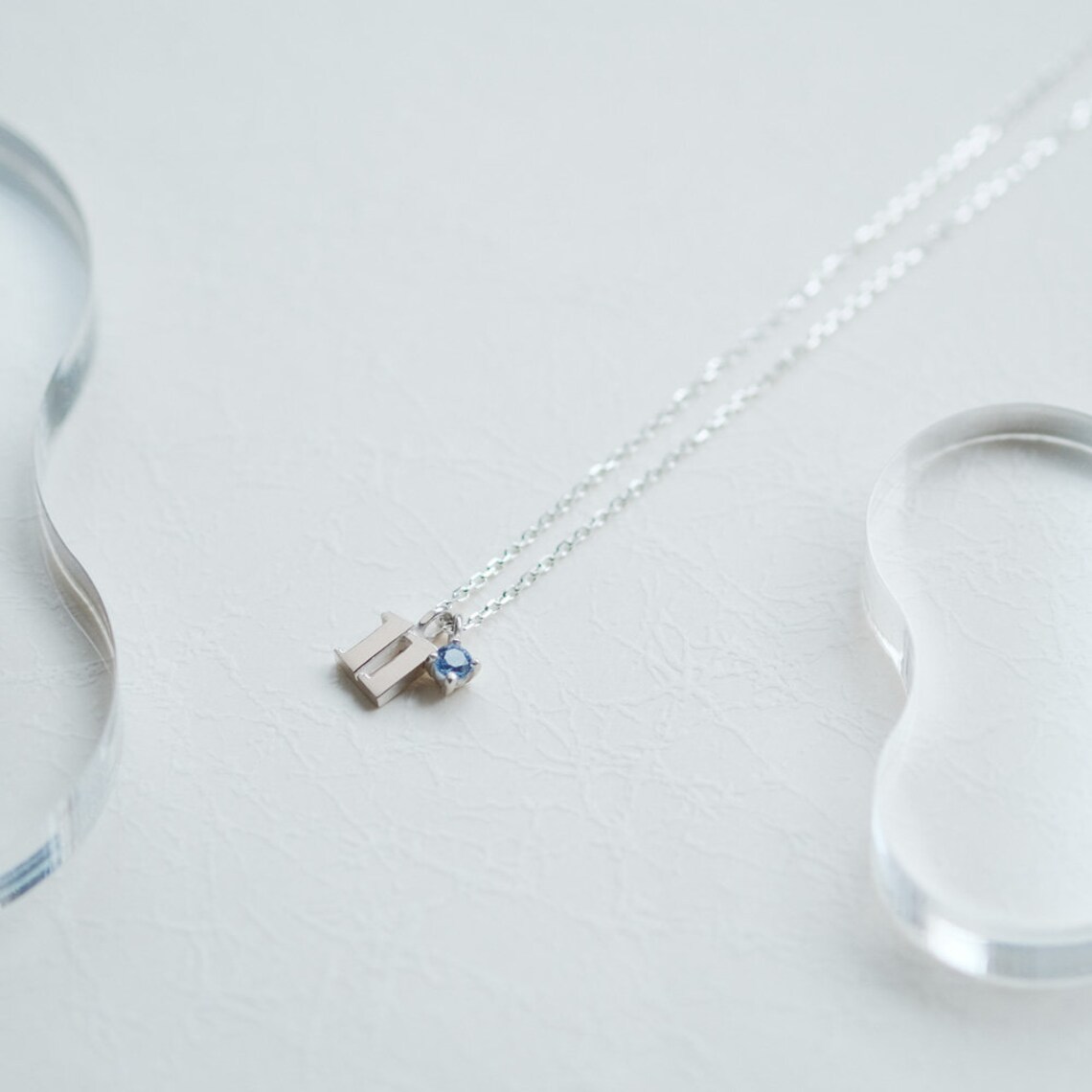 Number 11 Necklace Topaz Necklace 925 Sterling Silver Dainty Necklace ...