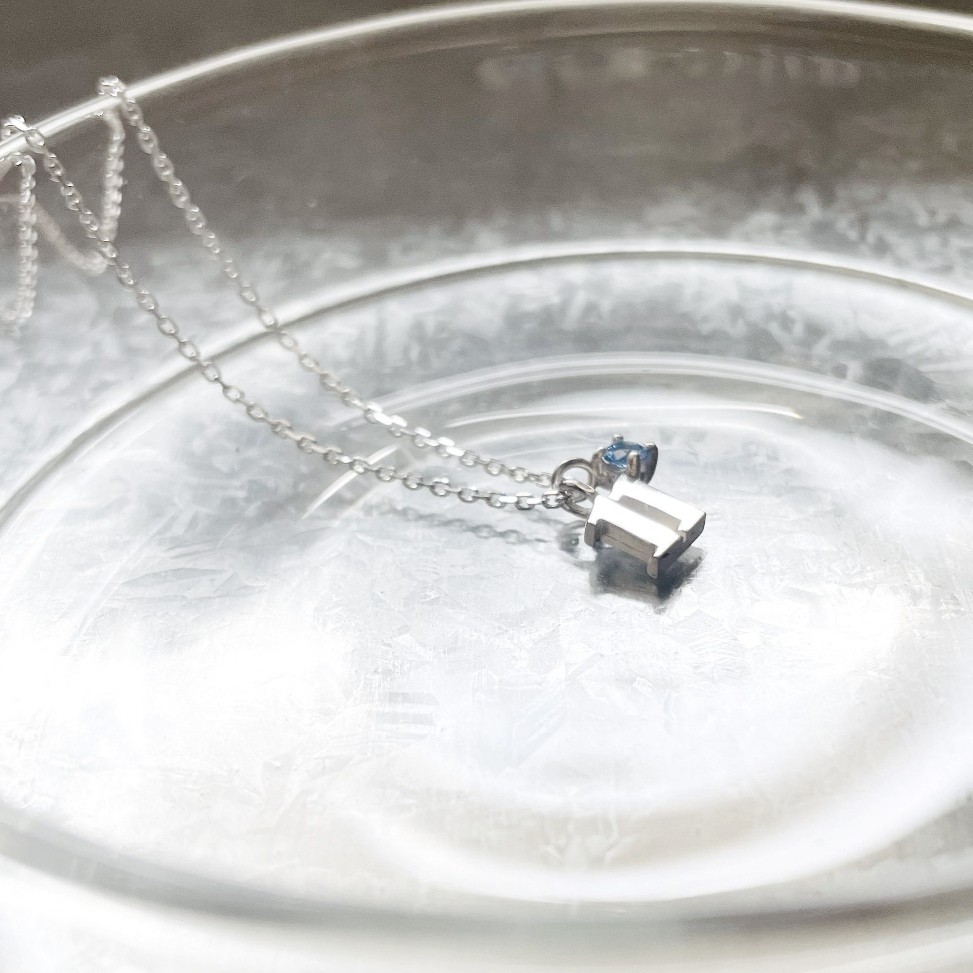 Number 11 Necklace Topaz Necklace 925 Sterling Silver Dainty Necklace ...