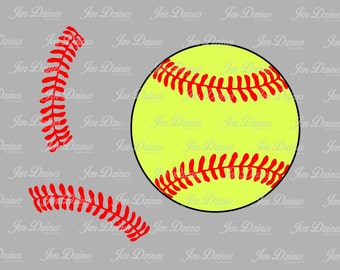 Distressed Baseball stitches SVG DXF EPS cutting file | Etsy
